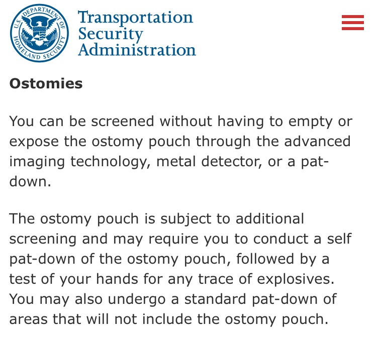 The Stolen Colon - Flying & Airport Security with an ostomy | The ...